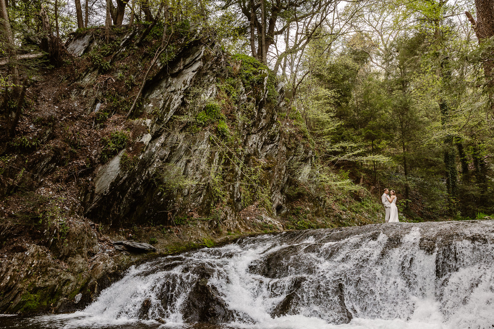 Pennsylvania Waterfall Elopement in the Spring - Showit Blog